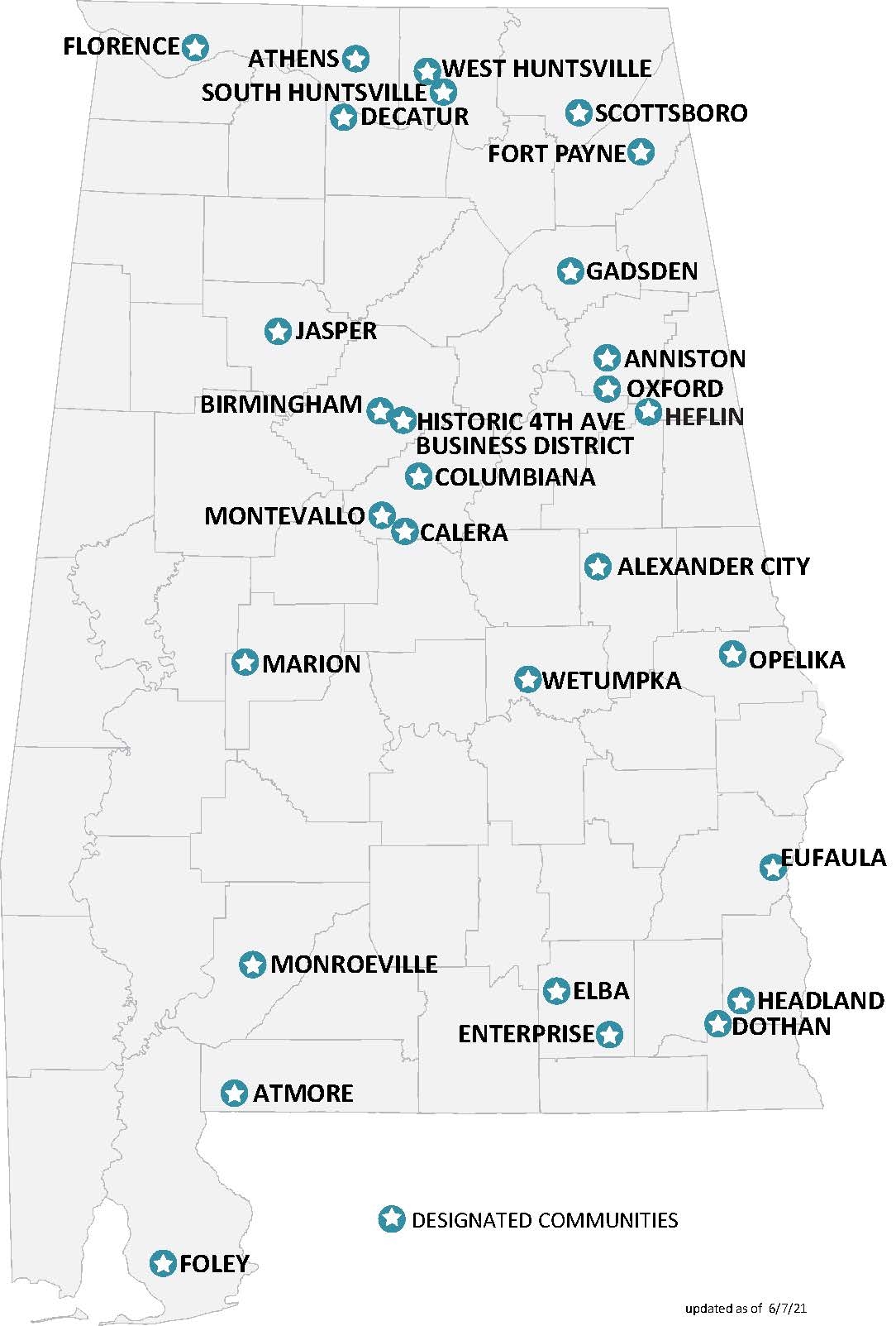 Designated Communities : Main Street Alabama
